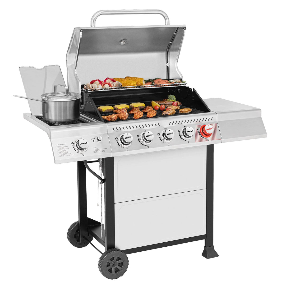 5-Burner Gas Grill with Side Burner | Royal Gourmet