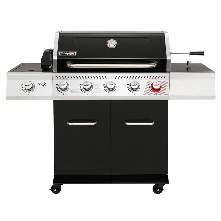 Deluxe 5-Burner Gas Grill with Sear Burner and Side Burner – Royal Gourmet